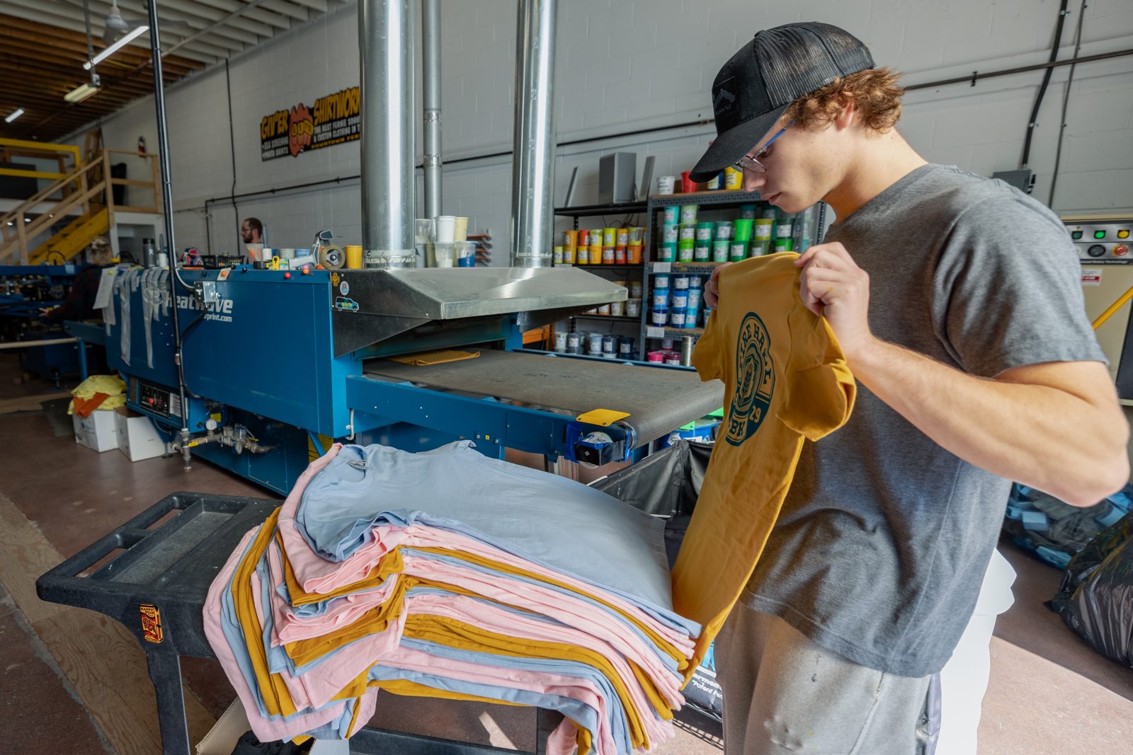 Giv’ Er Shirt Works levels up | Basin Stories